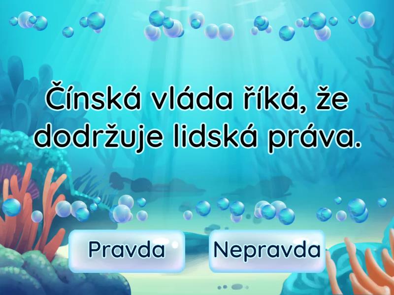 Pravda x nepravda? - True or false
