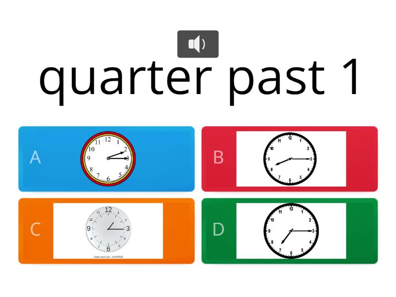 quarter past - Quiz