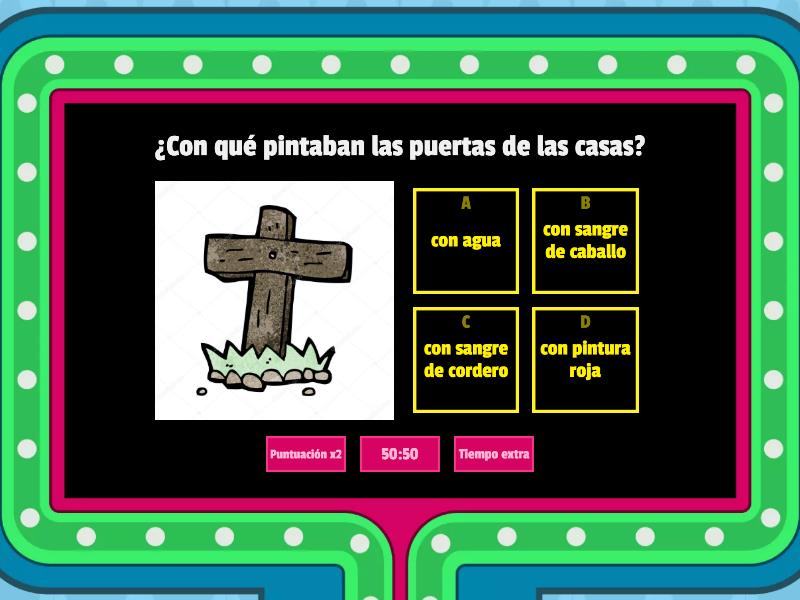 La primera Pascua - Semana Santa - Gameshow quiz