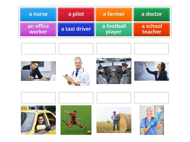 Match picture with the profession - Match up