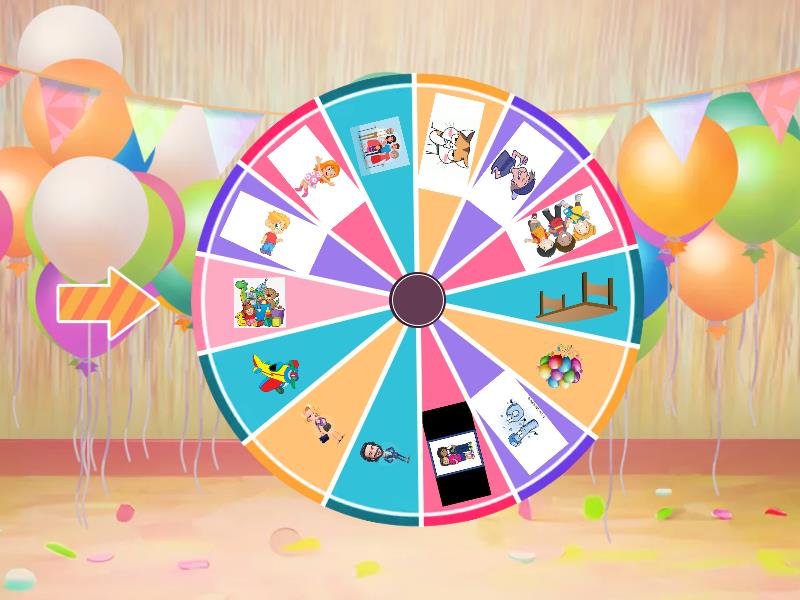 Pronouns - Spin the wheel