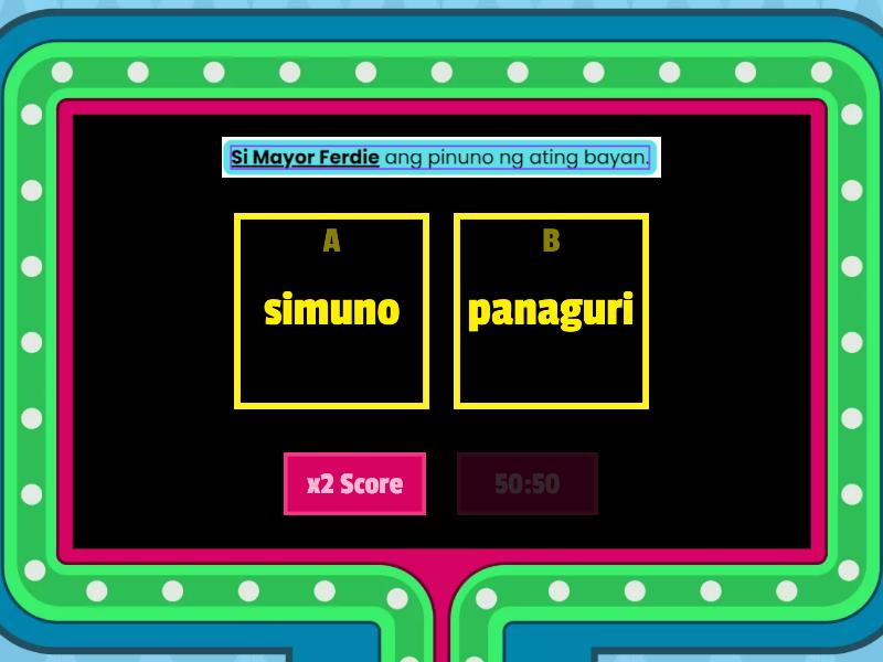 Simuno at Panaguri - Gameshow quiz