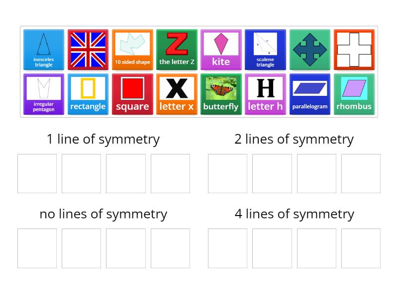 Symmetry Lines Sort - Group sort