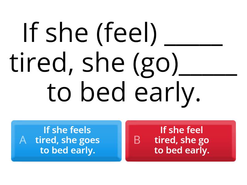 Present Real Conditional - Cuestionario