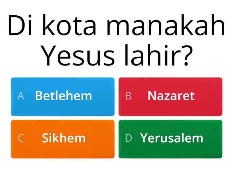 KUIS ALKITAB - Quiz