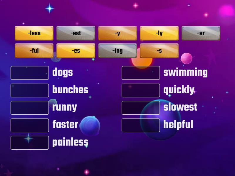 Suffix match - Match up