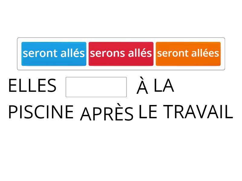 FRANÇAIS - FUTUR ANTERIEUR - Complete the sentence