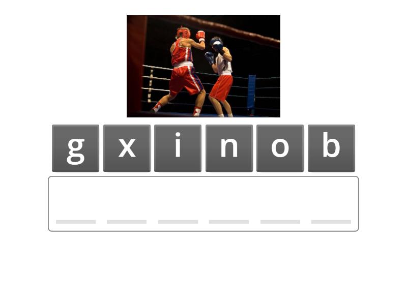 Combat and strength sports 2 - Anagram