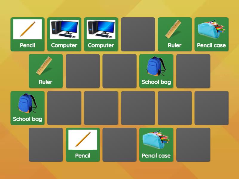 ACT 16 - Maching items - Matching pairs