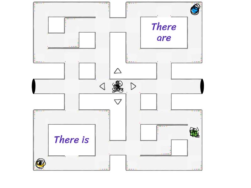there is/there are (+) maze - Maze chase