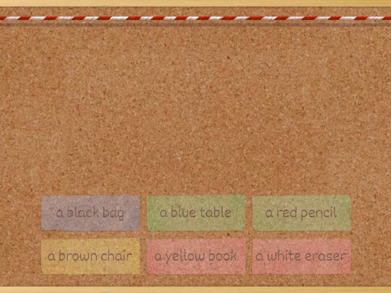 Kids box starter .Colours. Unit 3 - Find the match