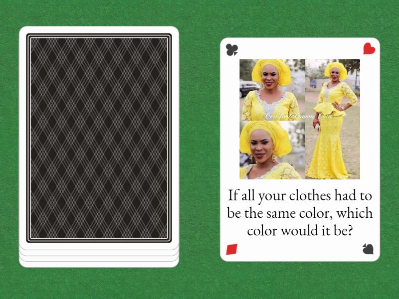 second conditional - Speaking cards