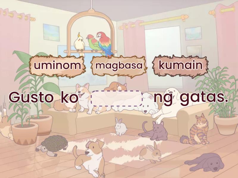 Tagalog Review - Complete the sentence