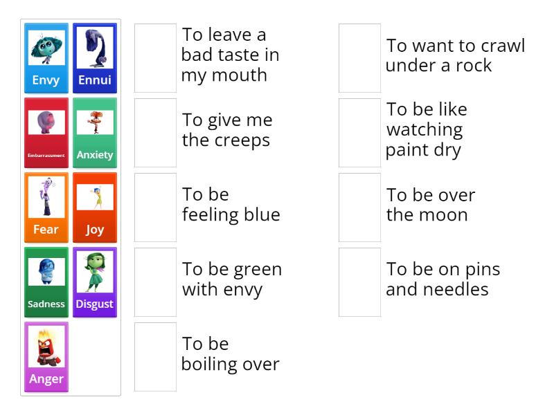 Inside Out - Expressions - Match up