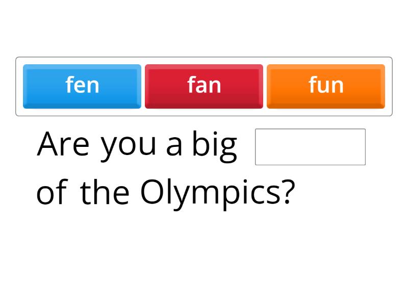 Olympic games questions - Complete the sentence