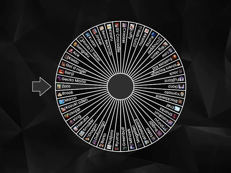 One Piece - Spin the wheel