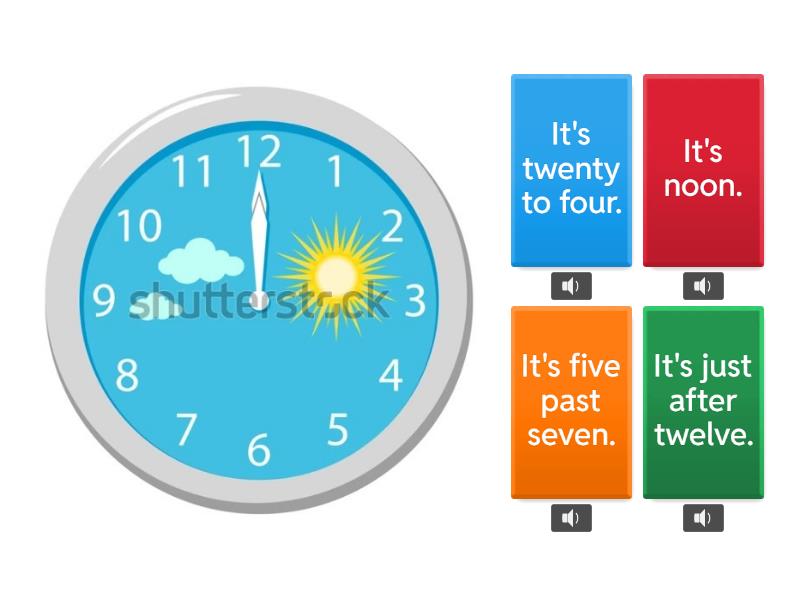 A1 - Telling the time II - Quiz