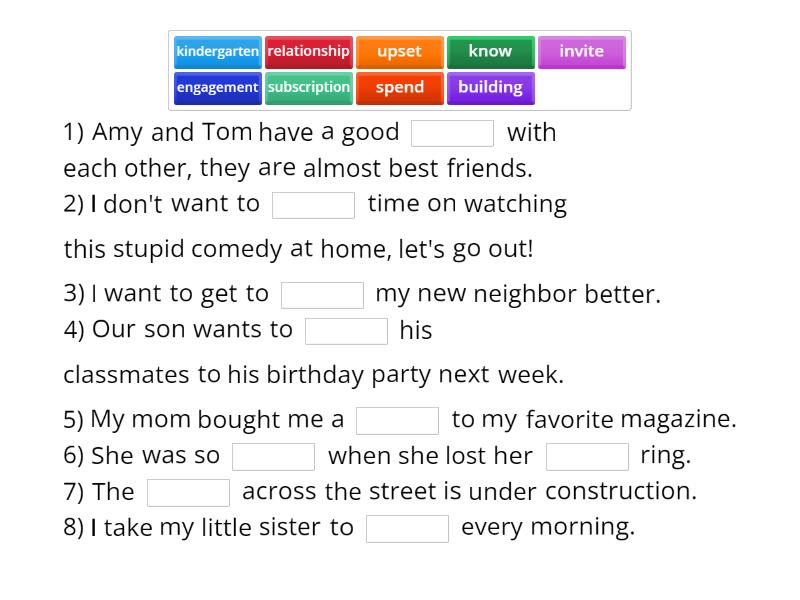 Emergent Language #1 (for Veronika) - Complete the sentence