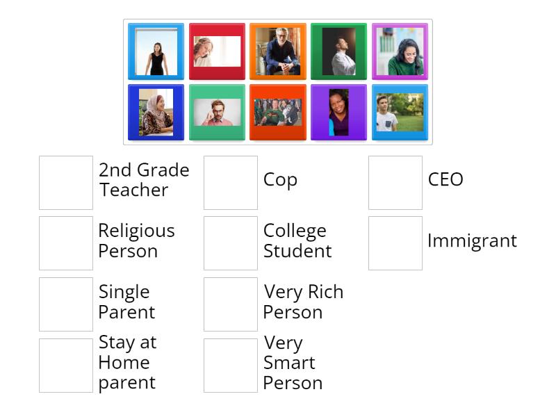 Our Own Assumptions - Activity 1 - Match up