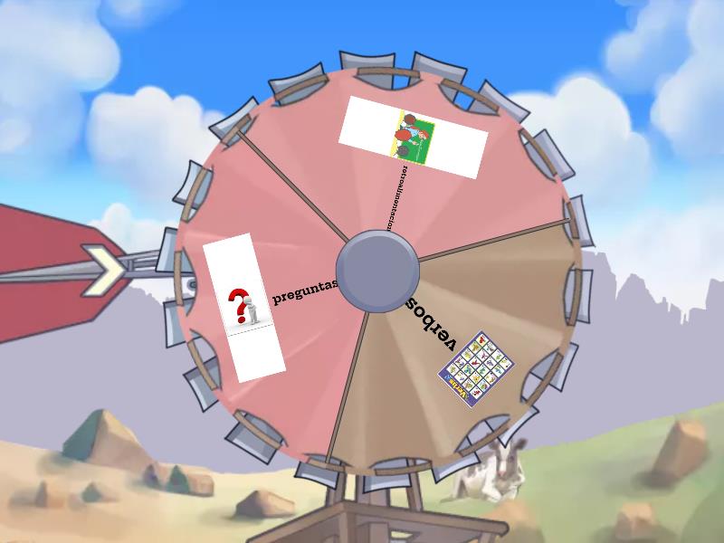 simple past - Spin the wheel