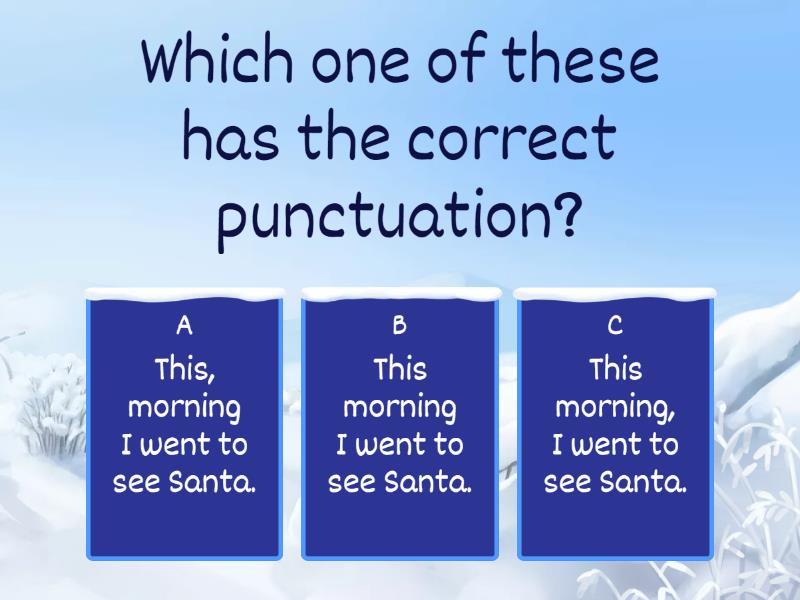 commas - Questionário