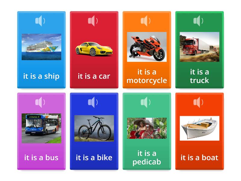 transportation - Flip tiles