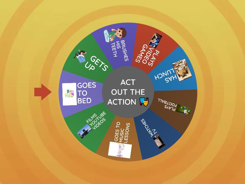 DAILY ROUTINES - Spin the wheel