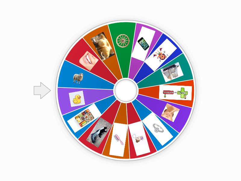 Digraph Review - Spin the wheel