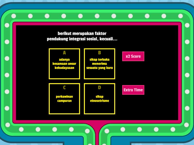 UH PPKn Kelas XI - Gameshow quiz