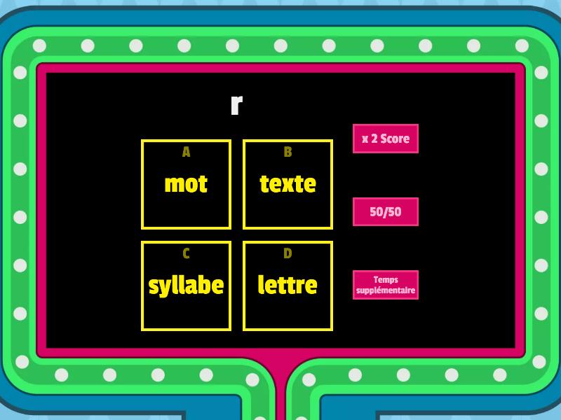 J&A - Désigner une lettre, une syllabe, un mot, une phrase ou un texte ...