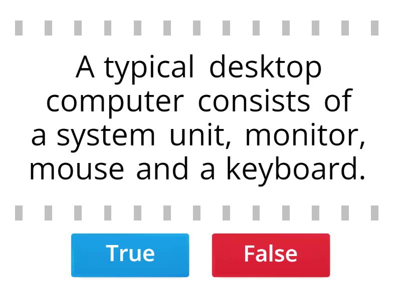 Std-10 Chapter-1 Classification of Computers. - True or false