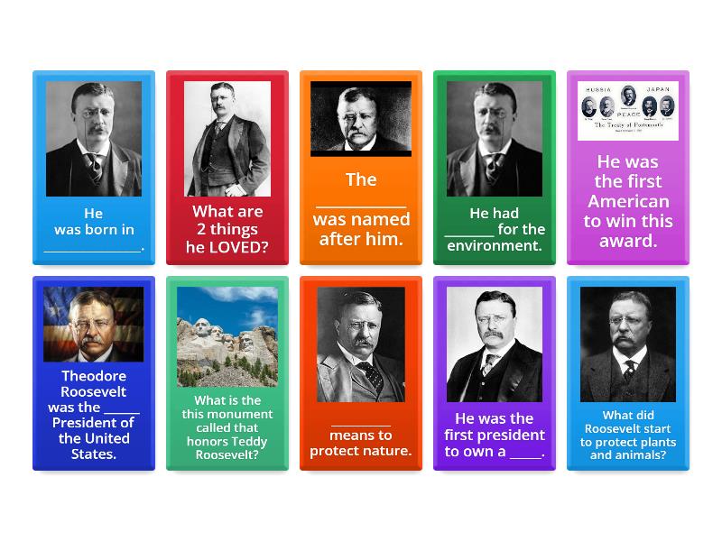 Mrs. Cook's - Theodore Roosevelt - Flip tiles