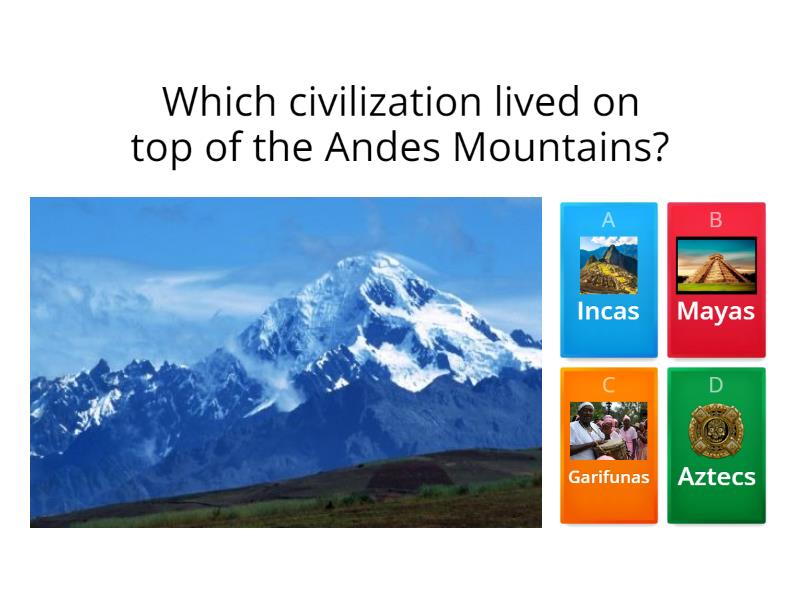 Aztec, Maya and Inca - Quiz
