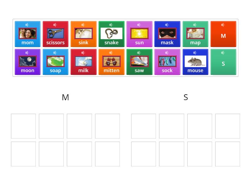 UFLI M AND S - Group sort