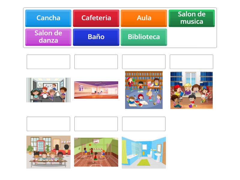 Partes de la Escuela - Match up