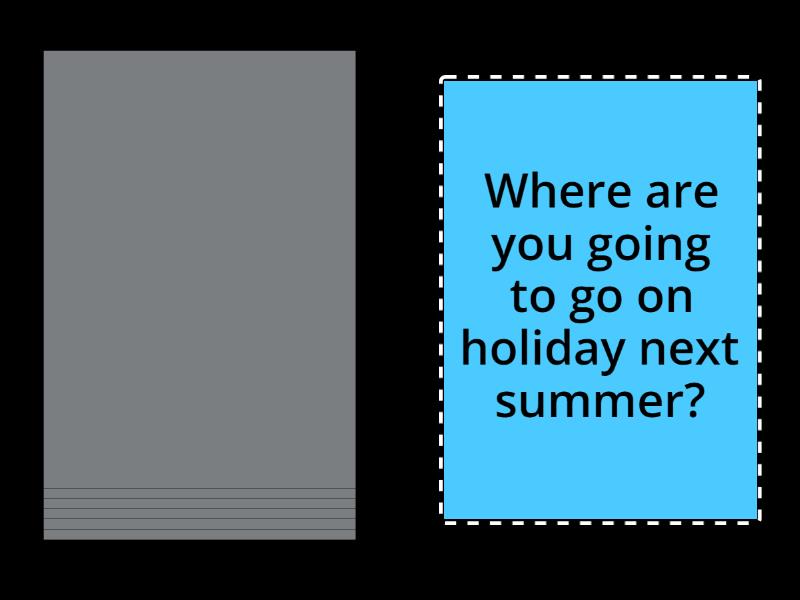 going to future - Speaking cards