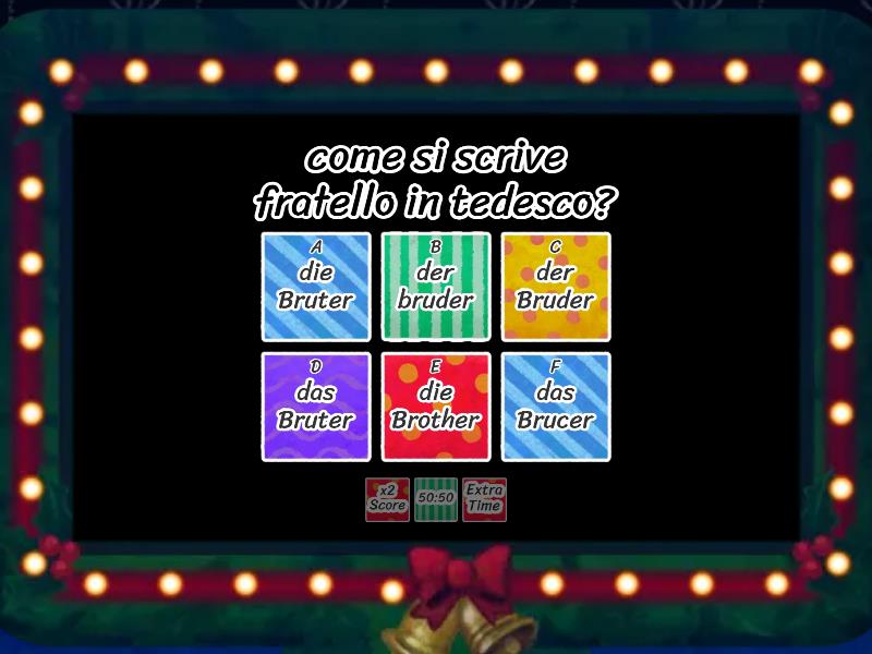 LA FAMIGLIA - Gameshow quiz