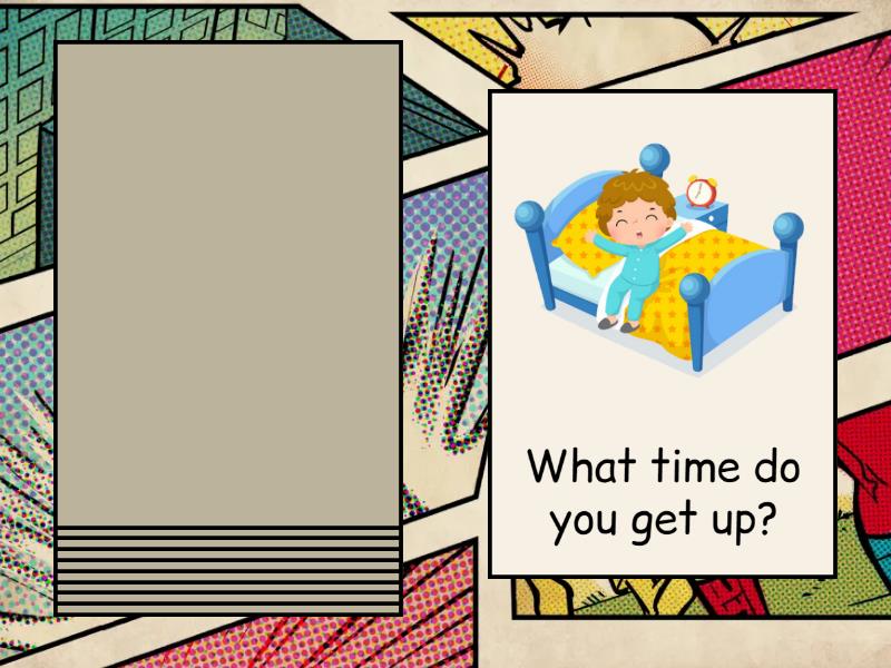 Time and Routines - Speaking cards