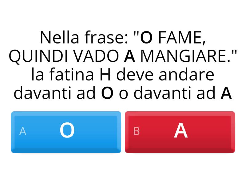 Dove deve andare la fatina H? - Quiz