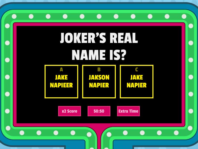JOKER - Gameshow quiz