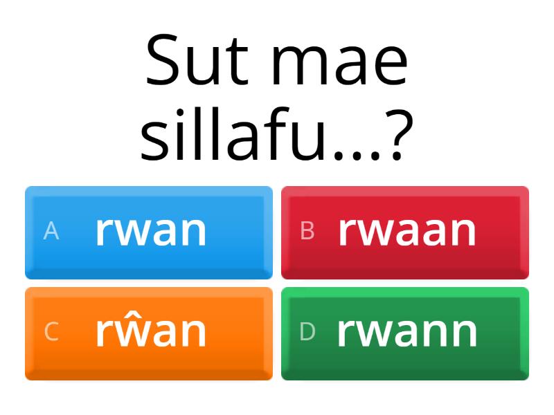 Sillafu 2 - Quiz