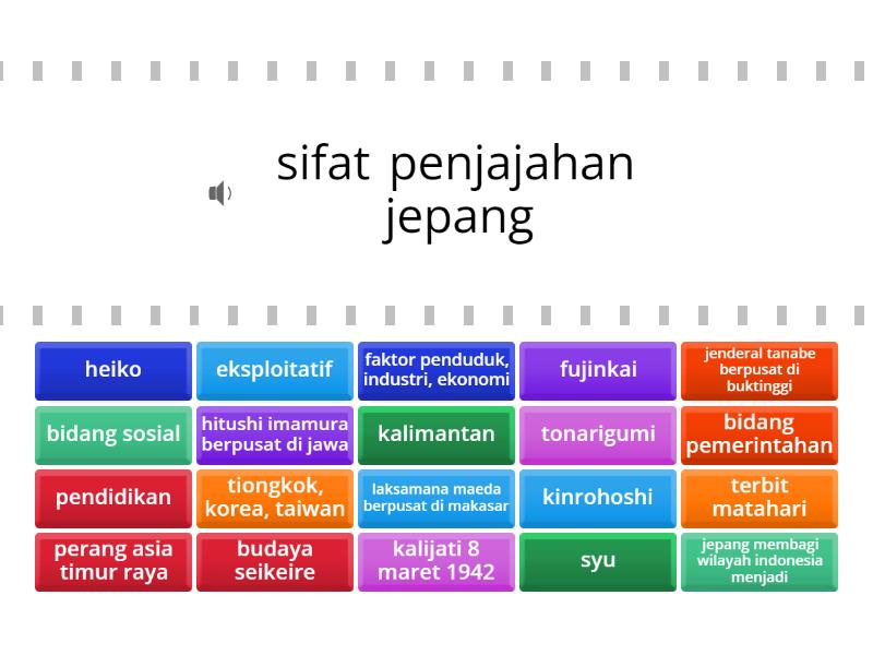 masuknya jepang - Find the match