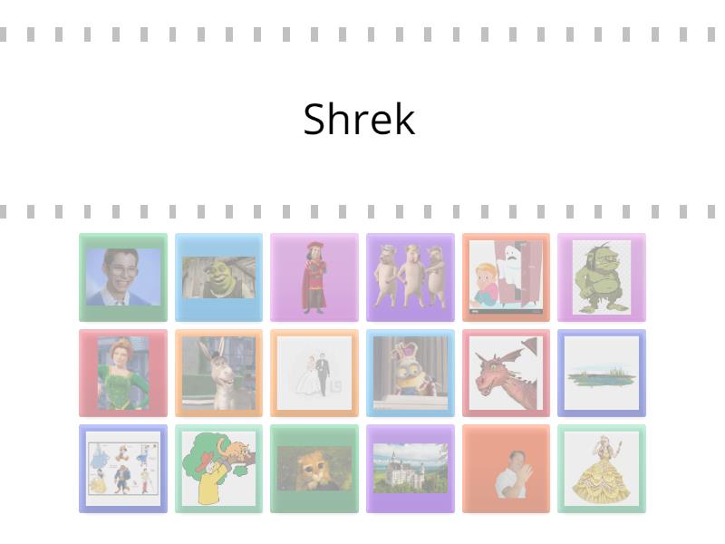 Shrek Lesson 1a - Find the match