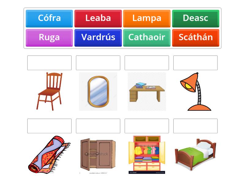 Bedroom Matching game - Match up