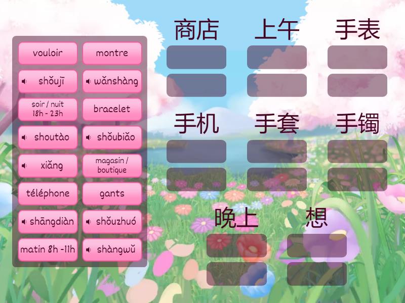 Leçon 8 HSK1 Part 3 - Group sort