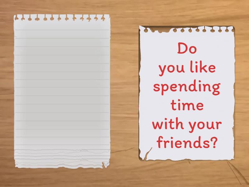 Free time - Speaking cards