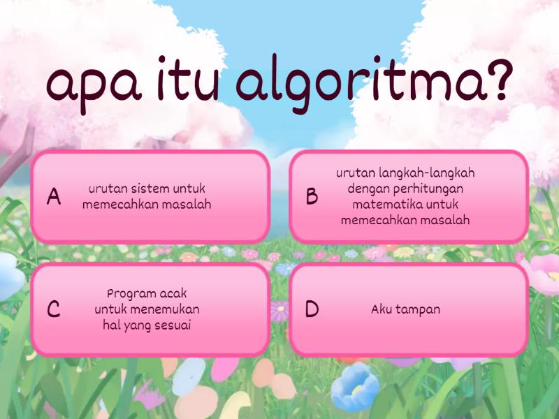 Pengenalan algorithm - Quiz