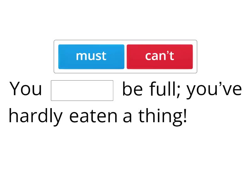 Modal verbs of deduction (Can´t and must) By Imbachi And Castro ...