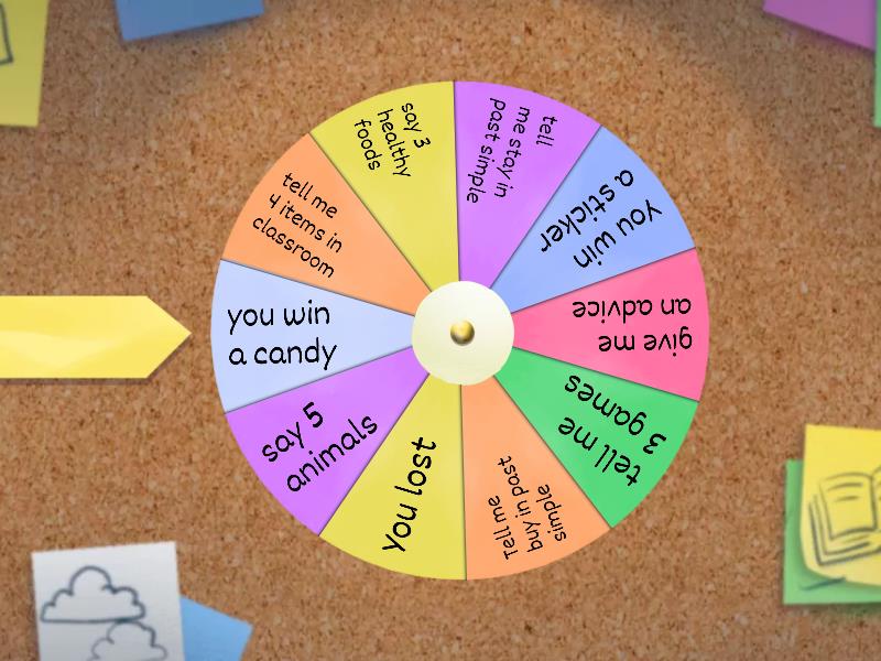 İngilizce - Spin the wheel