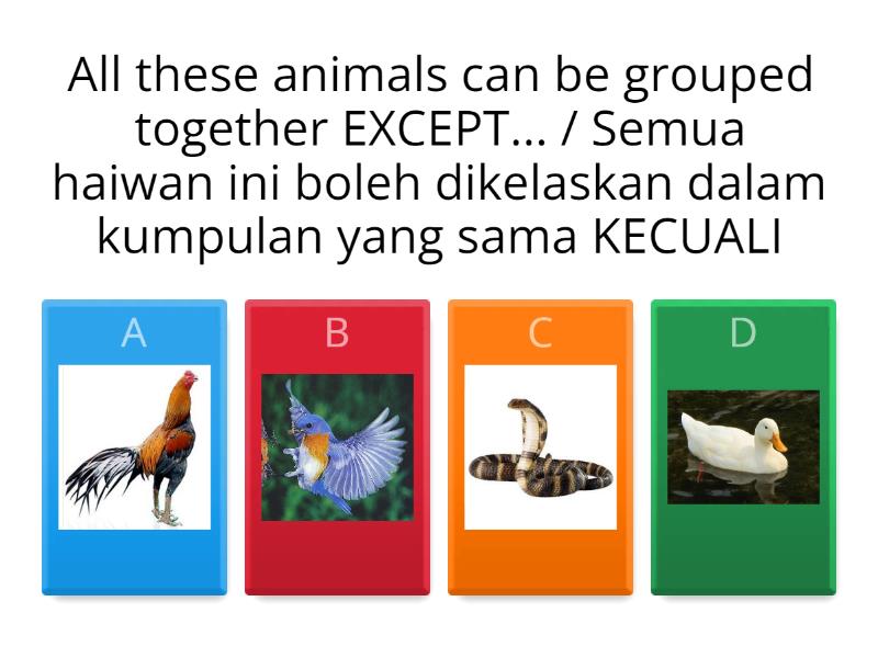 KPS Mengelas Tahun 3 / SPS Classifying Year 3 - Cuestionario